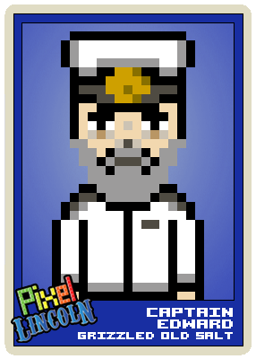 Trading Card Tuesday #007: Captain Edward | www. f a u x r o b o .com